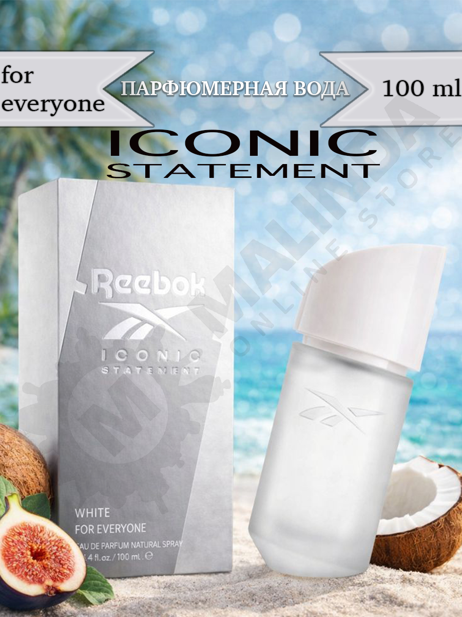 REEBOK Iconic White парфюмерная вода унисекс объем флакона 100 мл