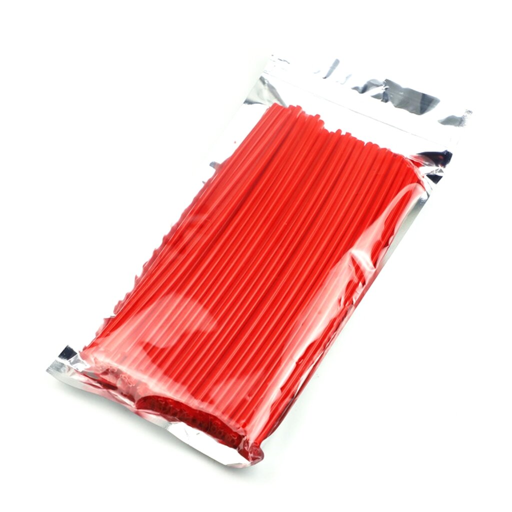 Скины Для Спиц, 72шт Многоцветных Грунтовых Велосипедов, Покрытие Для Спиц Длиной 9,5 дюйма, Обод Колеса, Обшивка Трубы, Универсальные Аксессуары для Мотоцикла