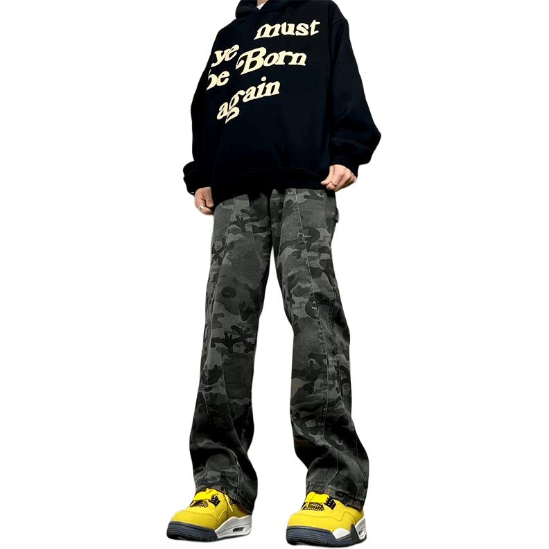 Джинсы унисекс POLAR BEAR 1125418438 камуфляжные M EU