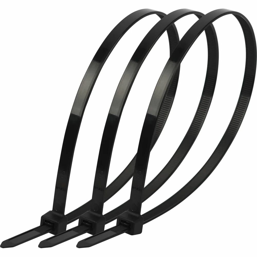 Кабельная стяжка ЭРА NO224197 (хомут) нейлоновая 2.5x200 мм черная (100 шт/уп) Simple Б0066031