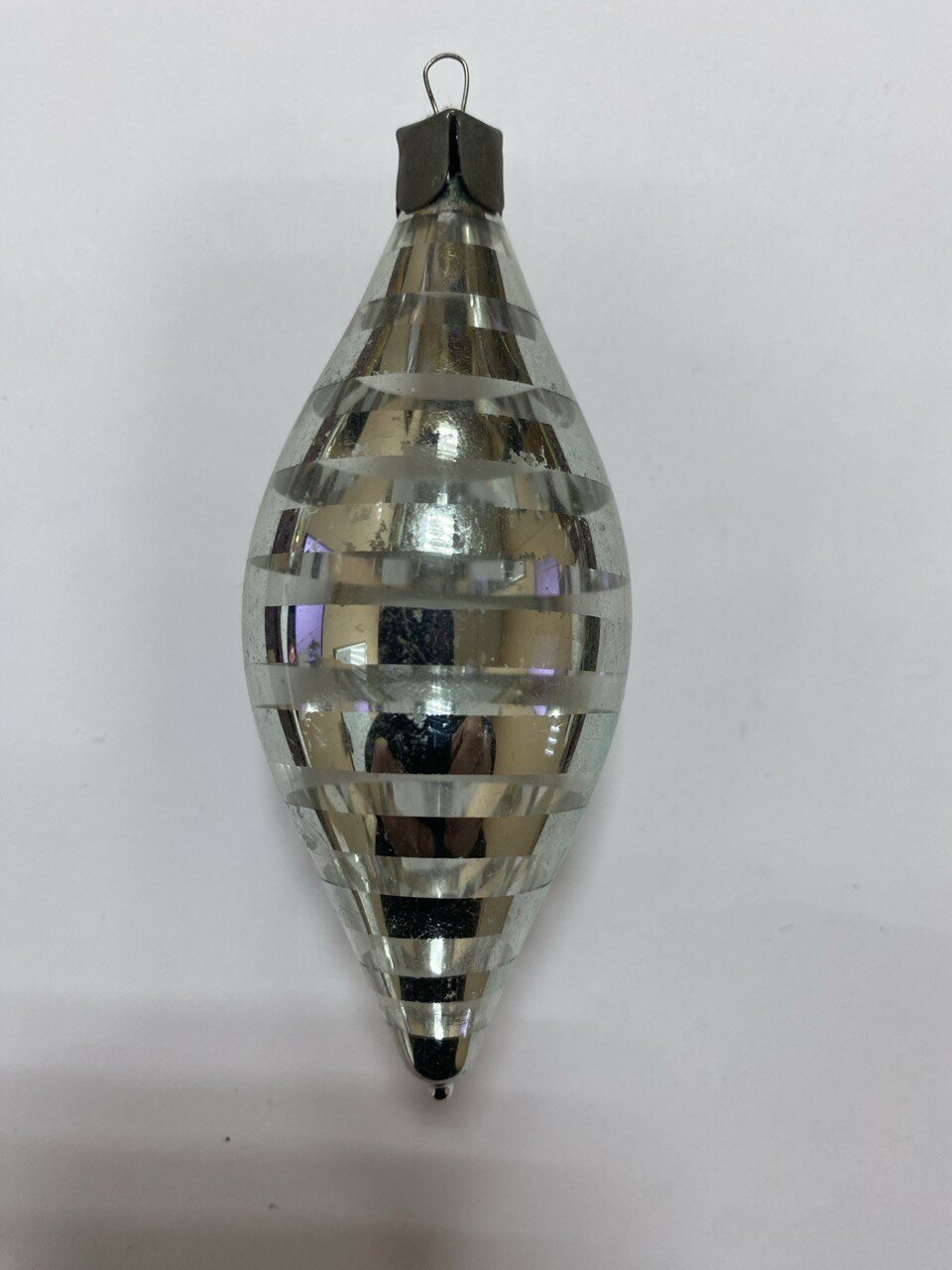 Игрушка на елку Сосулька "глинка"