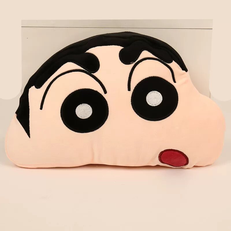 Одиночная подушка-головоклад Crayon Shin-chan для сиденья автомобиля, зимний мультяшный дизайн, аксессуар для женщин