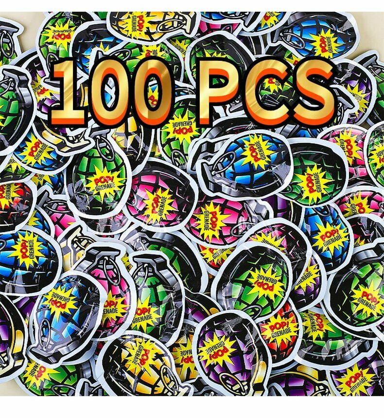 (100 штук) Автоматическая надувная шутливая граната, маленькая бомбочка