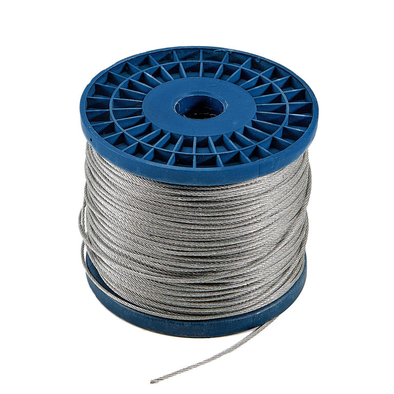 Трос стальной оцинкованный 5/6мм(100м), в ПВХ оболочке