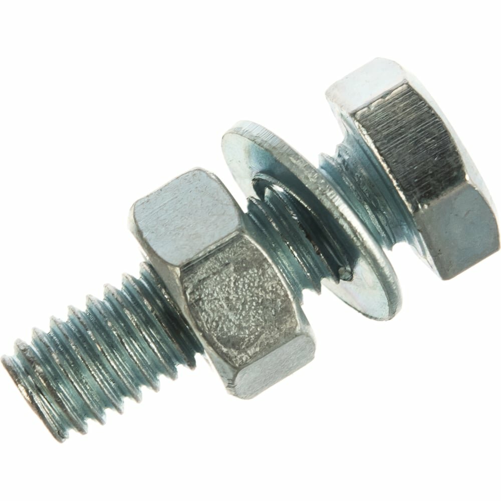 Болт качественный крепеж 6х20 DIN 933 80 шт