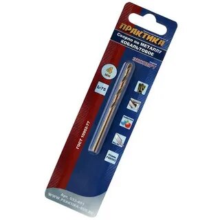 Сверло по металлу, винтовое ПРАКТИКА 033-451 4 x 75 мм