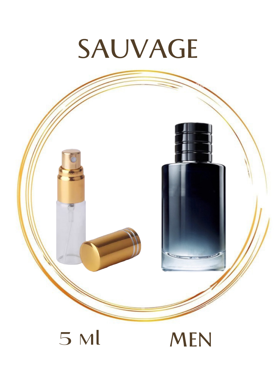 Духи парфюм SAUVAGE спрей 5 мл мужские, фужерный аромат, парфюмерия