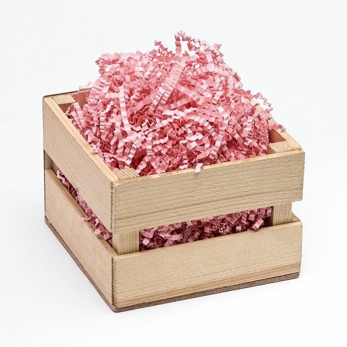 Наполнитель бумажный для подарков, нежно - розовый, 500 г
