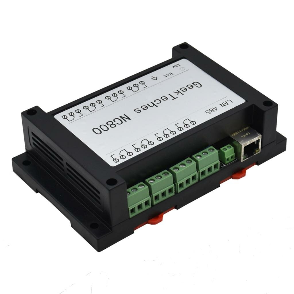 8-канальный релейный модуль Ethernet, Черный