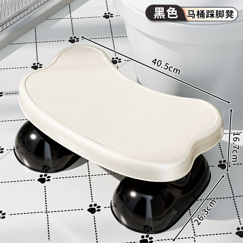 Домашний туалетный табурет для ванной, офисный подставка для ног, туалетная подставка для ног, утолщенная, высокого внешнего вида, детский табурет