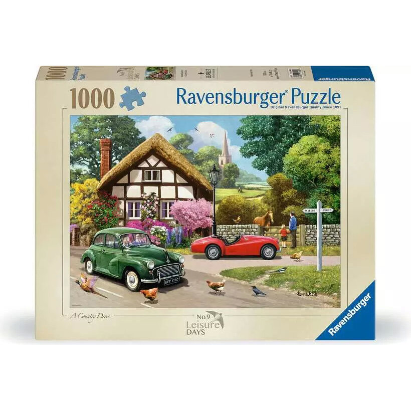 Пазл Ravensburger 1000 Дни отдыха №9: Загородная поездка, арт.01180