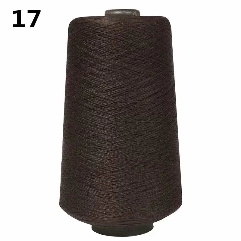 Коричневая пряжа YIYIYIBA 17, 500г
