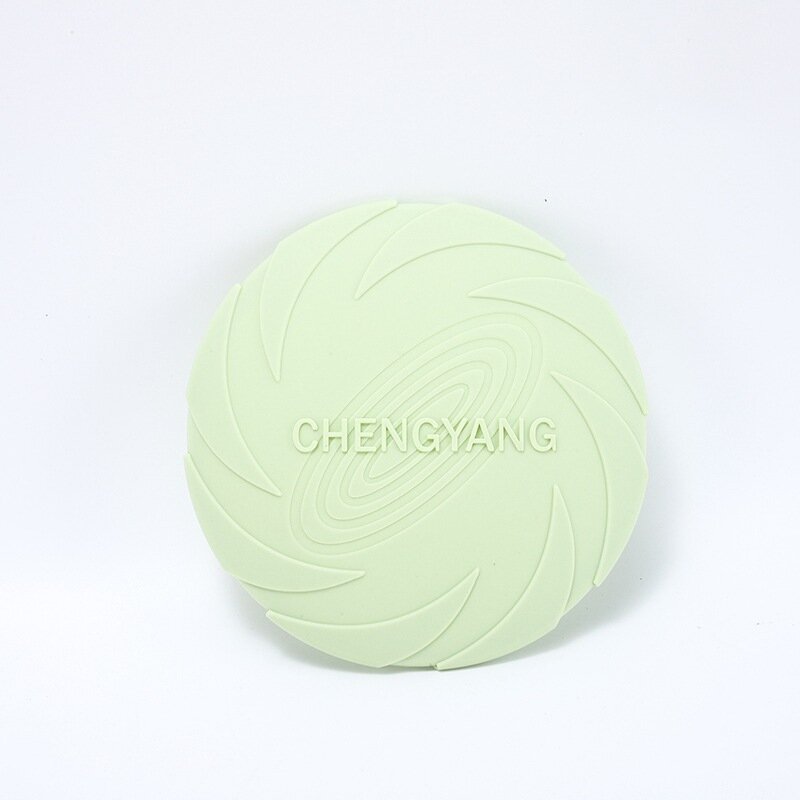 Силиконовый устойчивый к жеванию диск для собак тренировочный игрушка 150-220 мм, многоцветный, прочная спортивная