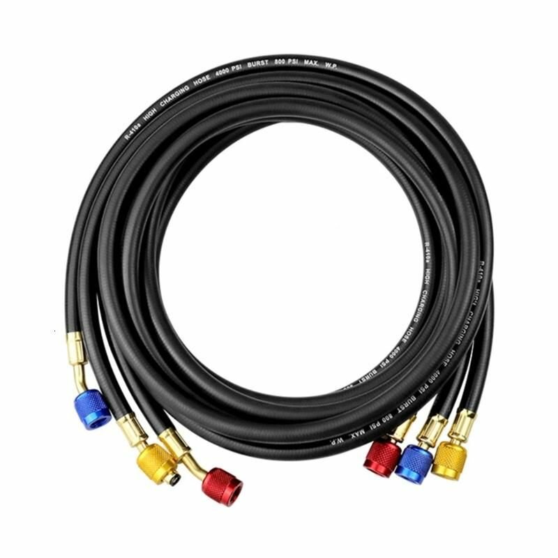 Инструмент для обслуживания кондиционеров, комплект шлангов для заправки хладагентов, - 0.9M