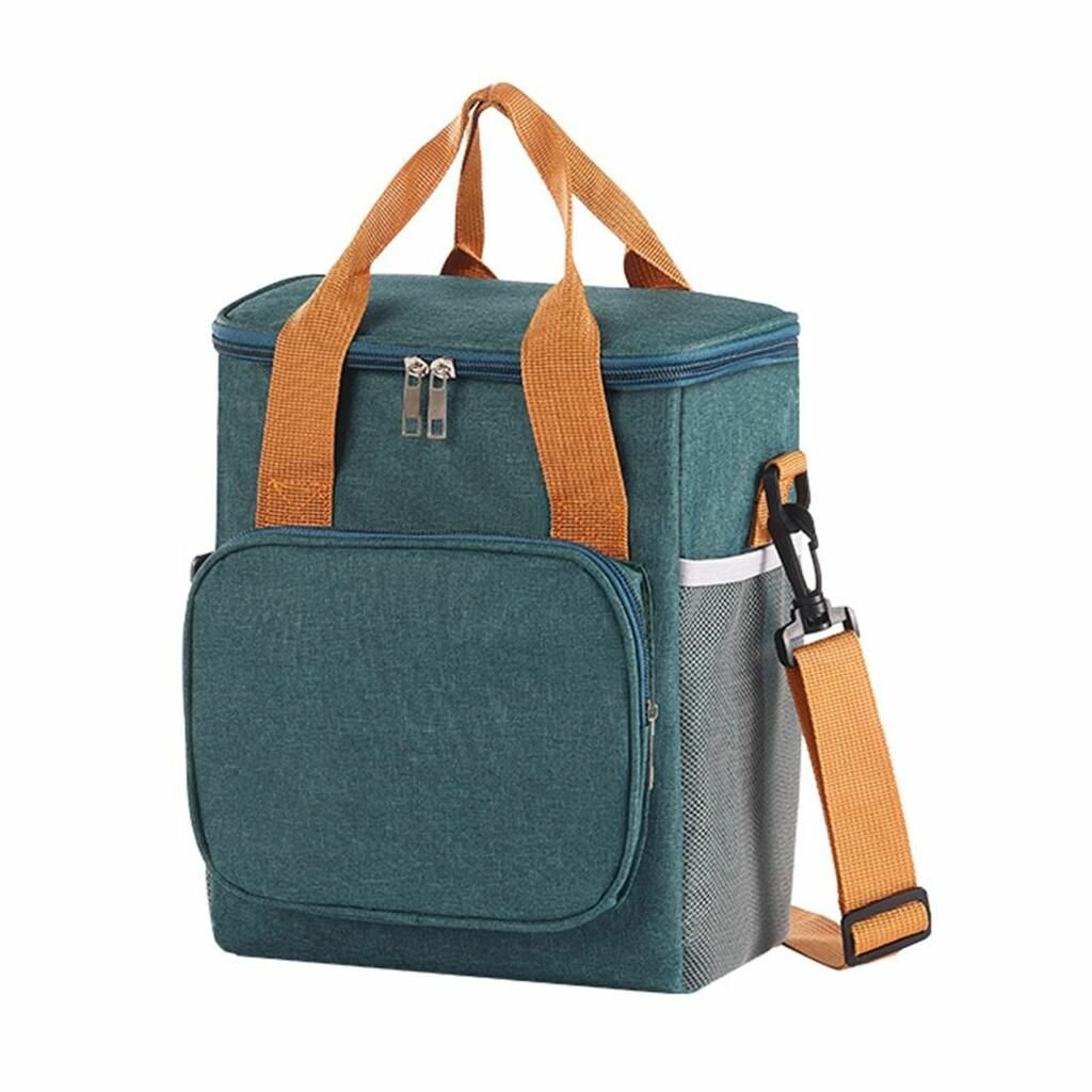 Герметичный термоланчбокс из оксфордской ткани, Зеленый