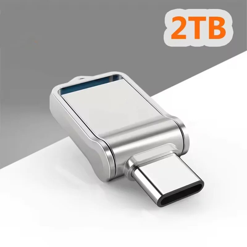 MIJIA USB 3.2 1 ТБ флэш-накопитель Silver-2TB