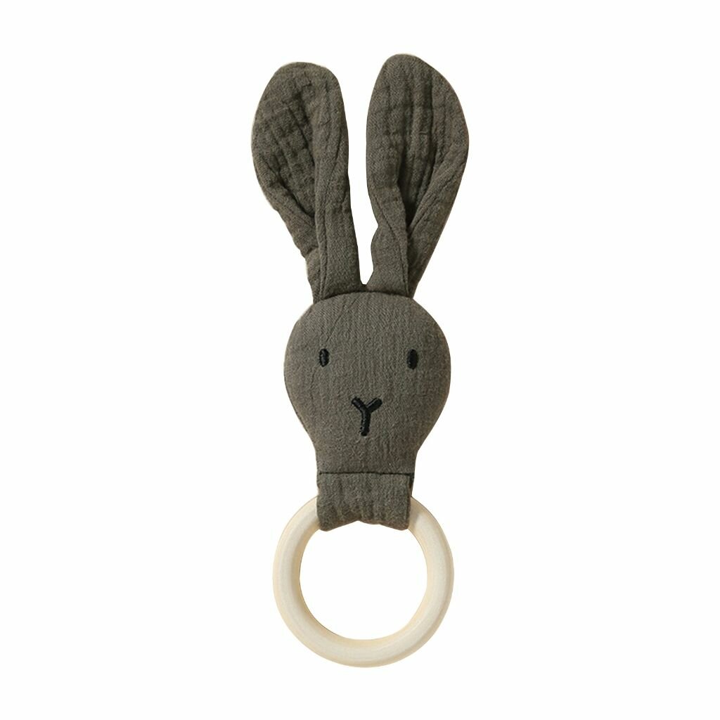 Прекрасная детская игрушка-погремушка, деревянное кольцо для прорезывания зубов, ручной работы, прорезыватель подарок новорожденных девочек