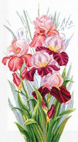 Т-14 Торжество ирисов, набор для вышивания, Сделай Своими Руками