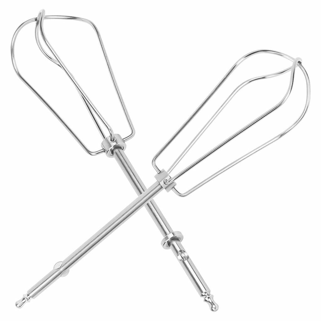 Набор из 2 электрических насадок для миксера, ручная взбивалка для яиц, аксессуары из нержавеющей стали