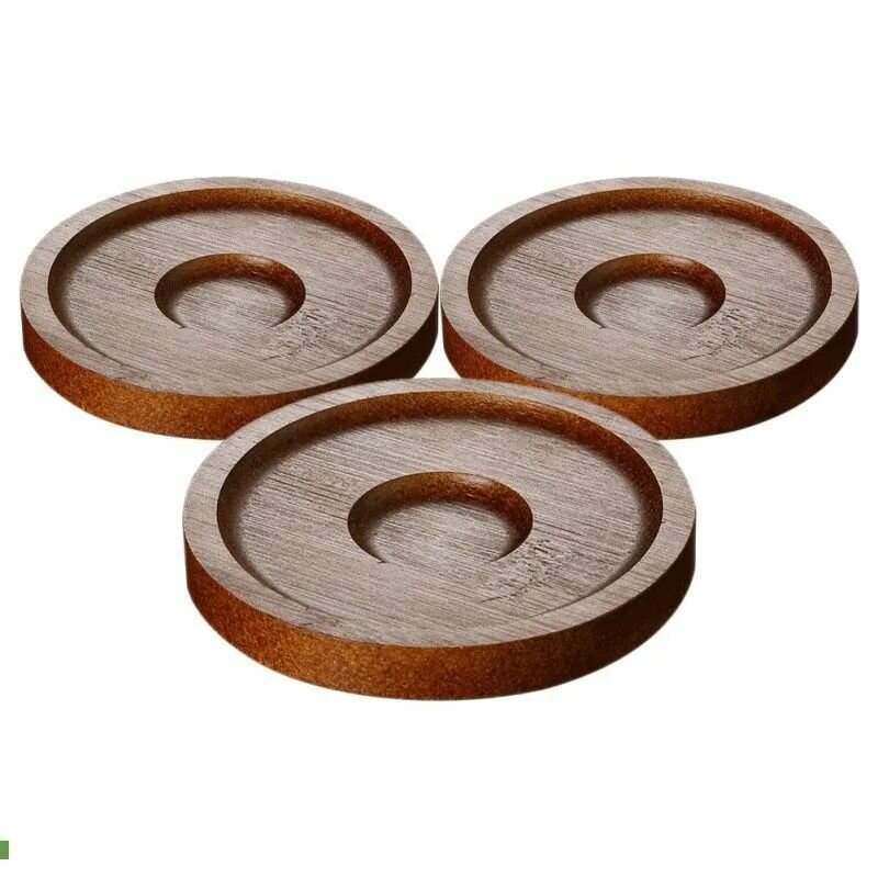 Комплект из 3 премиум стаканов для маргариты с вращением, дополненный деревянными подставками для сервировки мартини, виски и бренди, идеально подходит для семейных путешествий