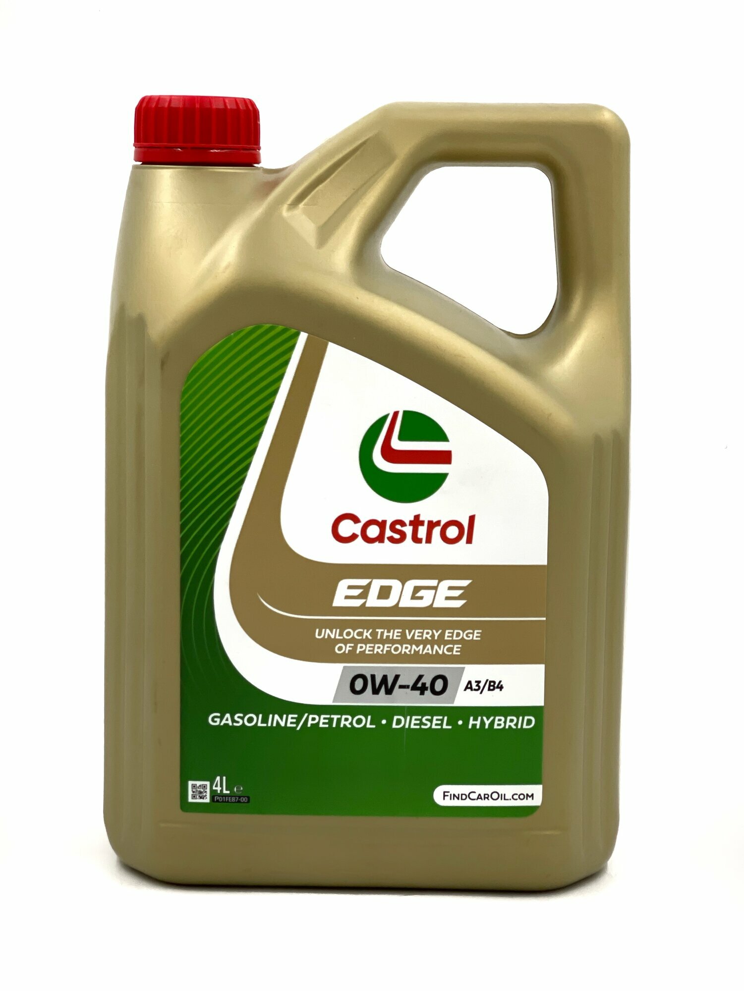 Масло моторное Castrol Edge 0w-40 A3/B4, 4 литра, синтетическое