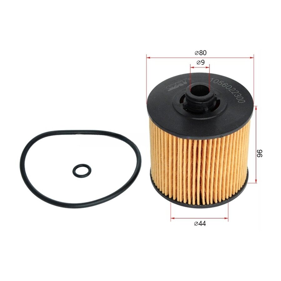 Фильтр масляный (картридж) GEELY COOLRAY 20- JLH-3G15TD ATLAS PRO JLE-3G15TD 21-, SAT ST-108-0013