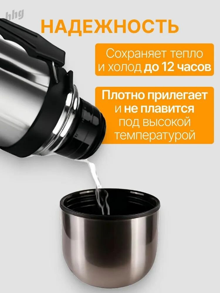 Крышка с кнопкой для термоса 5,2 см. Пробка для термоса-гильзы