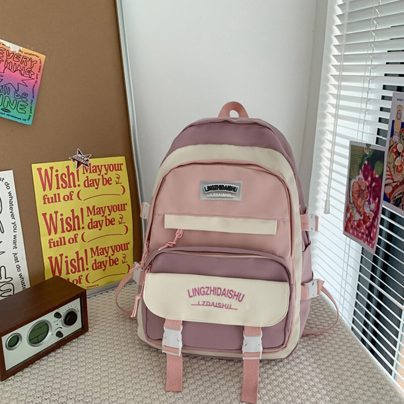 2026 Новейший школьный рюкзак для девочек, летний стиль Ins, рюкзак для старшеклассников, учеников средней школы и учеников начальной школы в возрасте от трех до шести лет, милый рюкзак