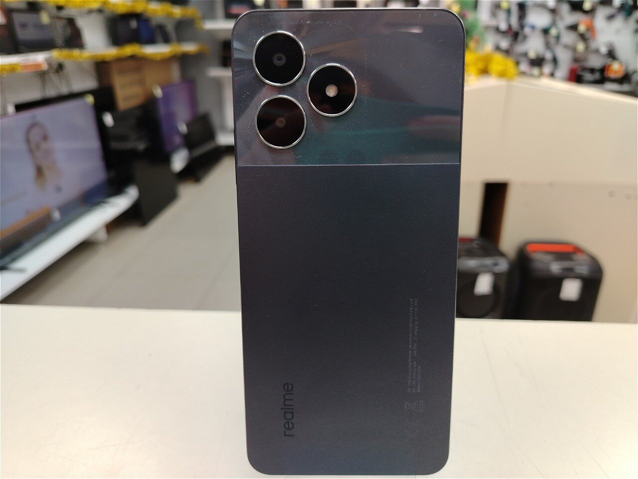 Смартфон Realme Rmx3834 Note 50 4+128 Гб Цвет Полуночный Черный Black, Б/У, Уценка
