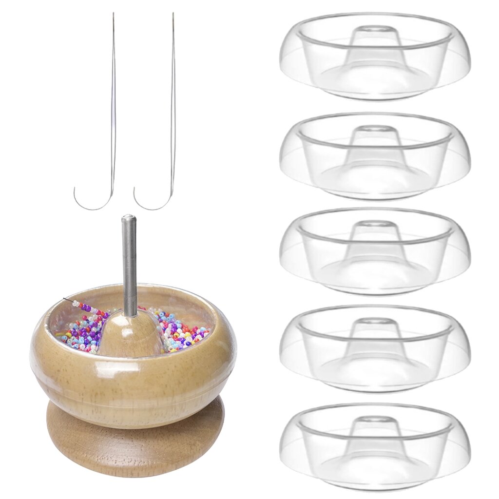 Прозрачная чаша из бисера