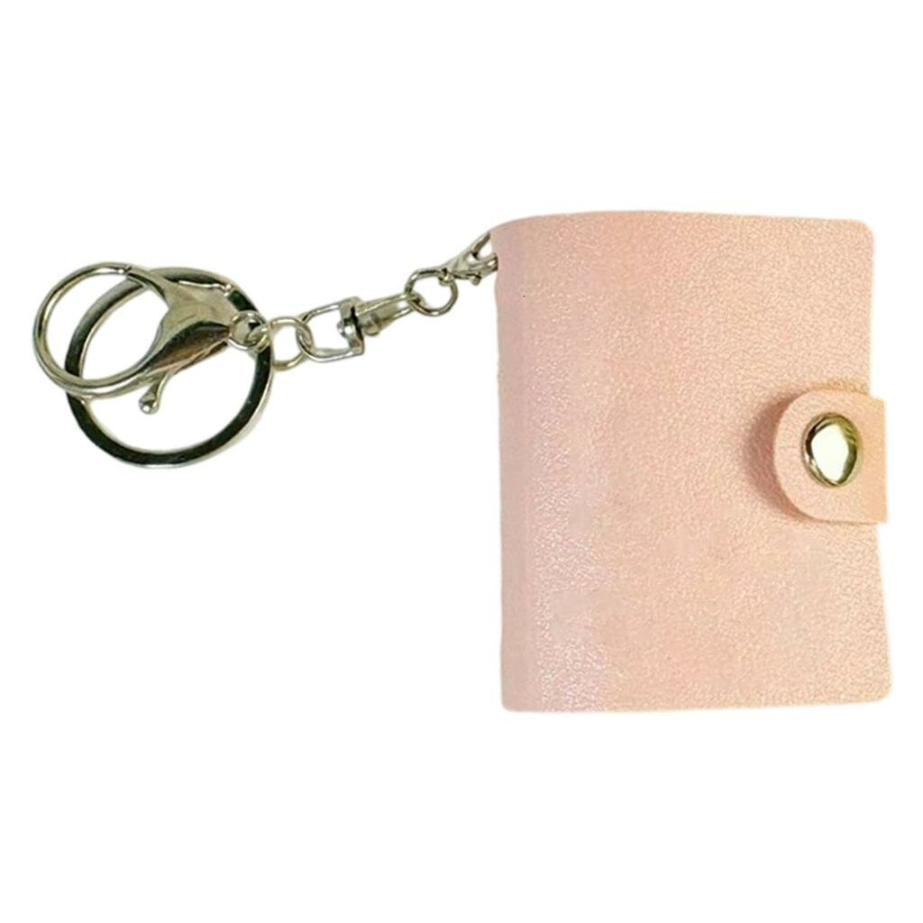 Мини-альбом для фотокарточек с брелоками, Розовый