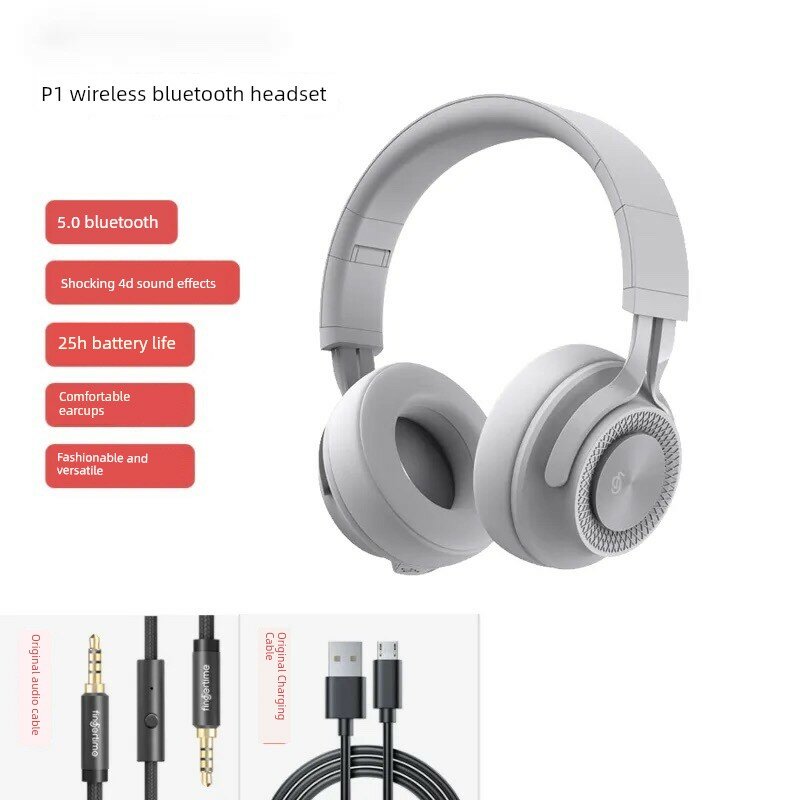 Беспроводная Bluetooth-гарнитура Voice of Berlin, накладные наушники с проводным подключением для прослушивания музыки