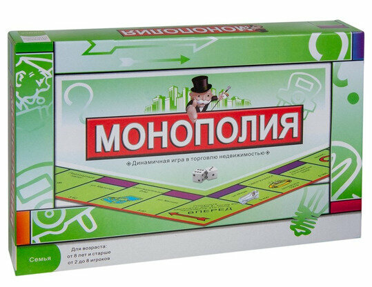 Настольная игра Монополия, классическая, семейная, для вечеринки
