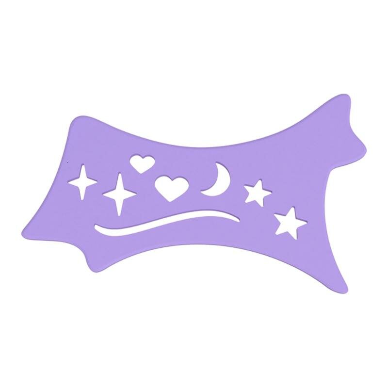 Тени для век и подводка трафареты, Фиолетовый