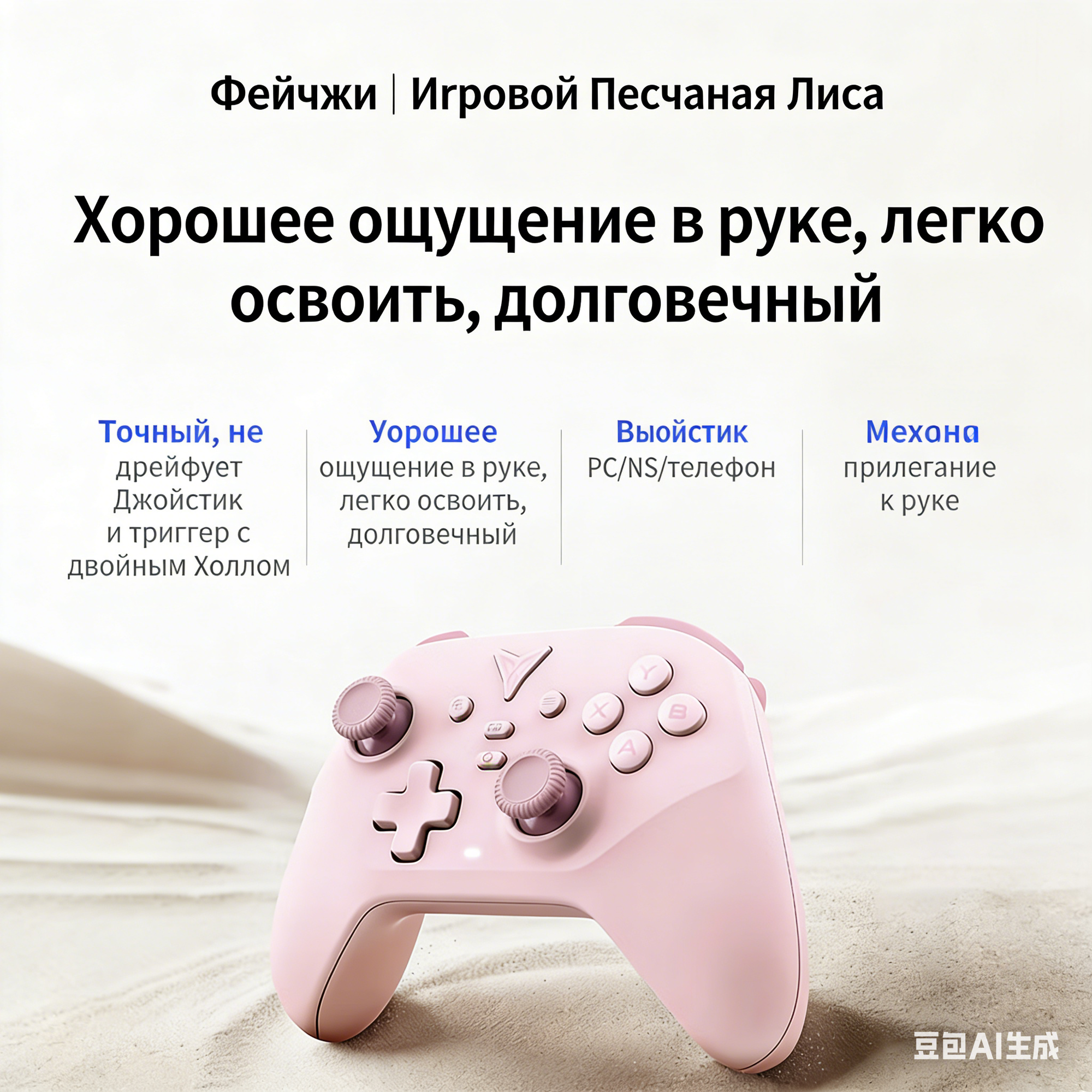 Flydigi Dune Fox - беспроводной геймпад для ПК, Телефона, Nintendo, Steam Deck
