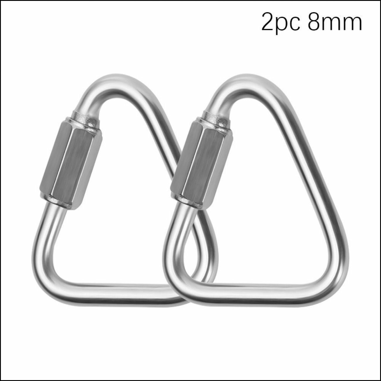 1/2pcs Треугольный карабин