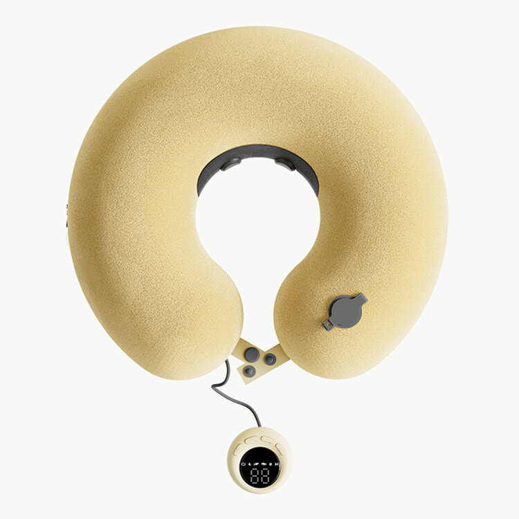 25 новых надувных дорожных U-образных подушек для массажа шеи, автомобильная массажная подушка, многофункциональный массажер для шеи для дома