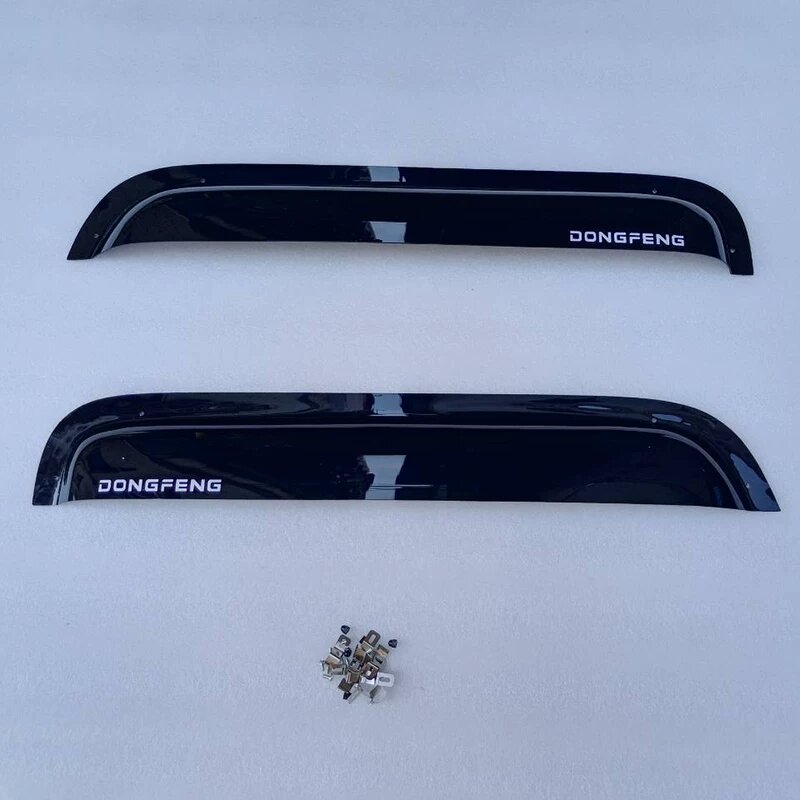 Дефлекторы окон (ветровики) для грузовиков Dongfeng Xintianlong KLKCVL Hercules Xintianjin KRVRKS, защита от дождя
