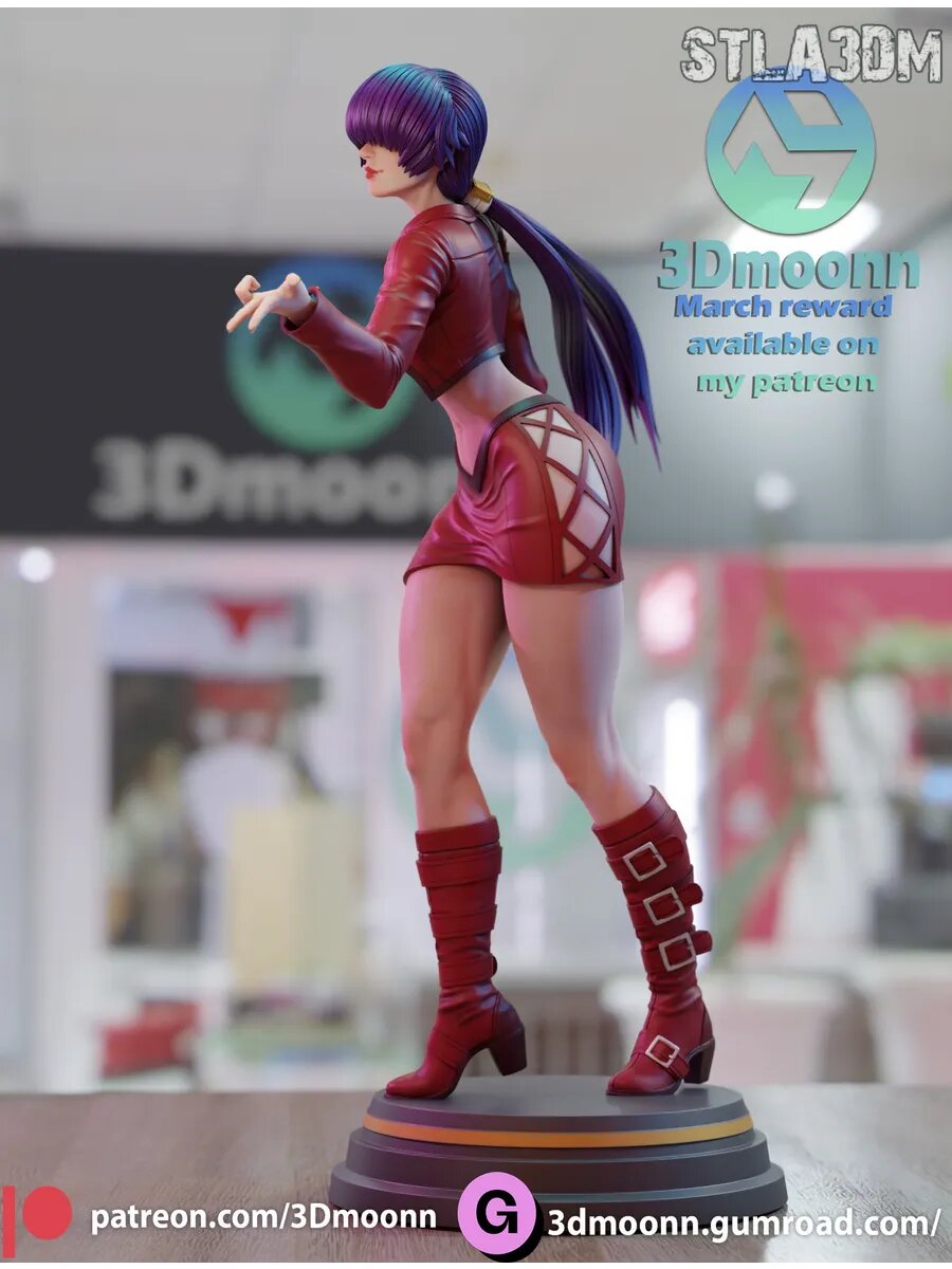 Коллекционная фигурка Shermie под покраску 20 см