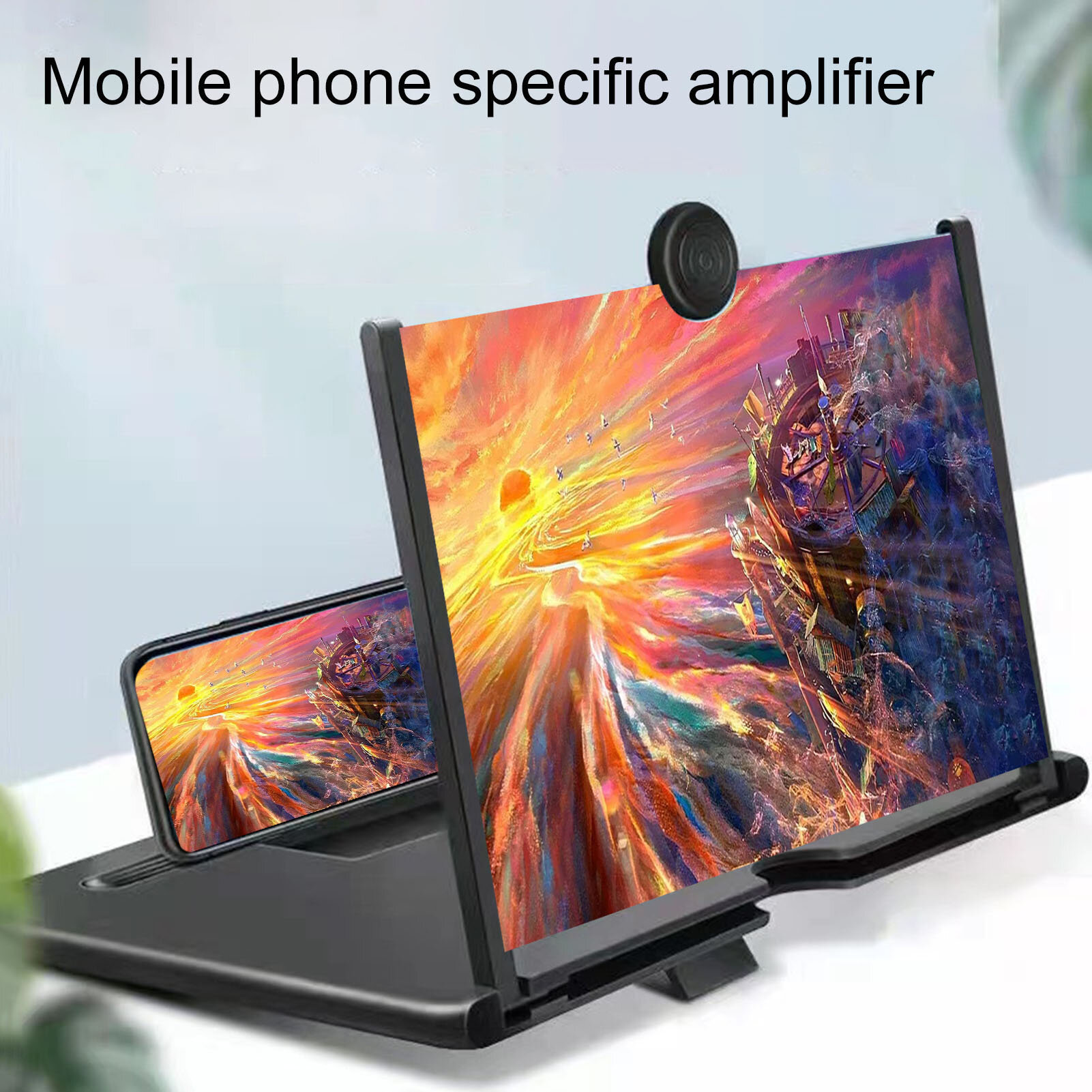 Увеличитель экрана fenchao 3D, АБС-пластик/акрил, защита глаз, для телефона