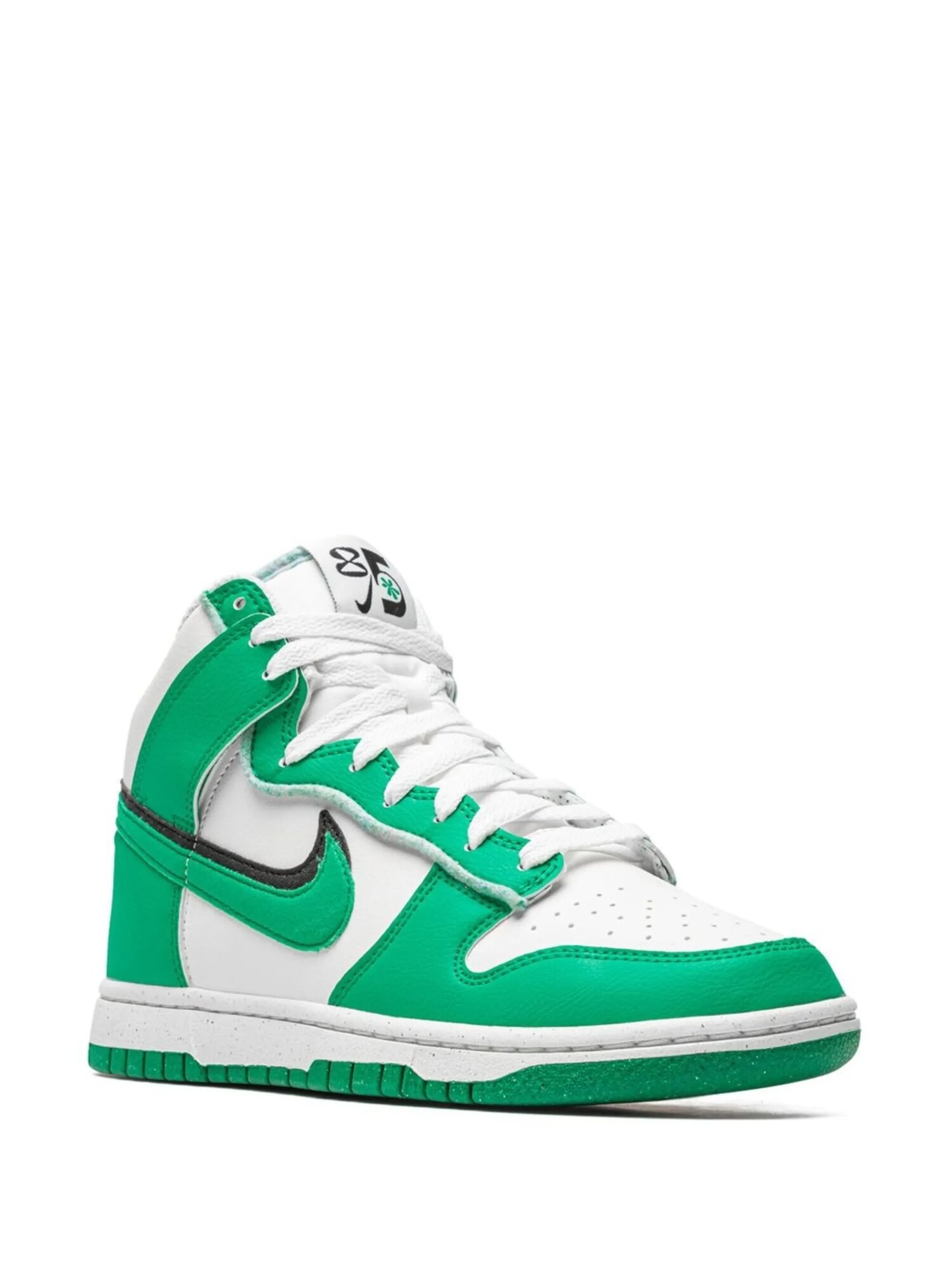 Кроссовки NIKE Dunk High, размер 14 US, зеленый — фото 1