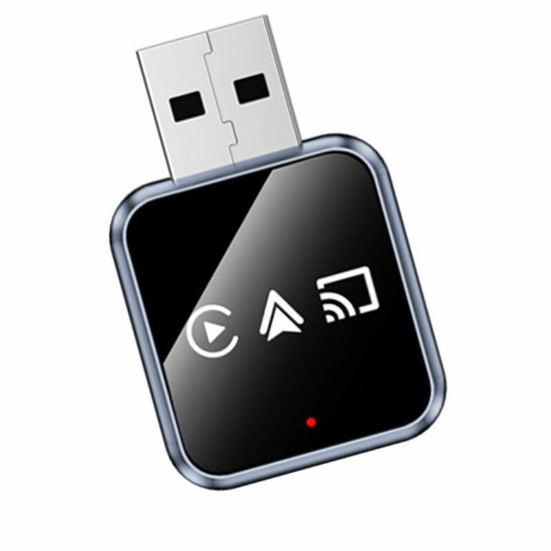 Беспроводной адаптер 3 в 1, интеллектуальный автоматический USB-ключ Airplay, проводное подключение к автомобилю, Bluetooth-совместимый