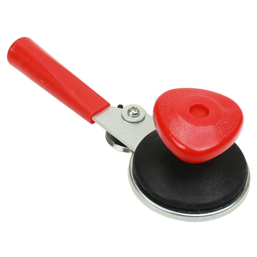 Машинка закаточная полуавтомат "Улитка" алюминий, пластмассовая ручка, цвет красный