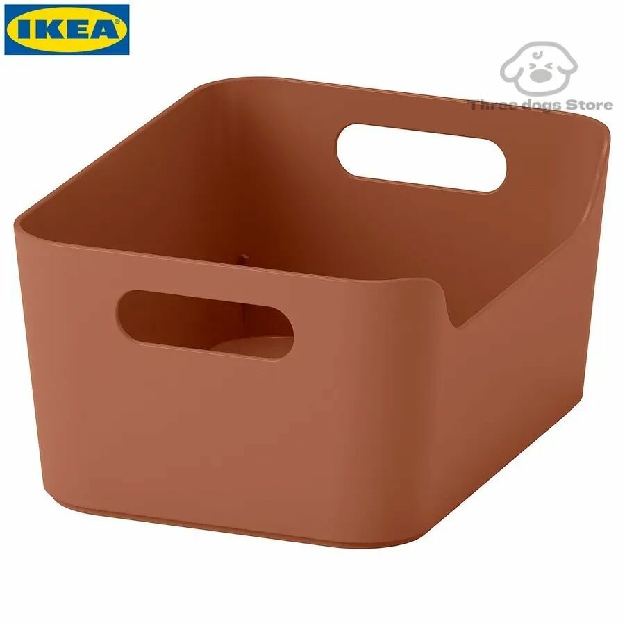 IKEA Контейнер для хранения вещей длина 24 см, ширина 17 см, высота 10 см.