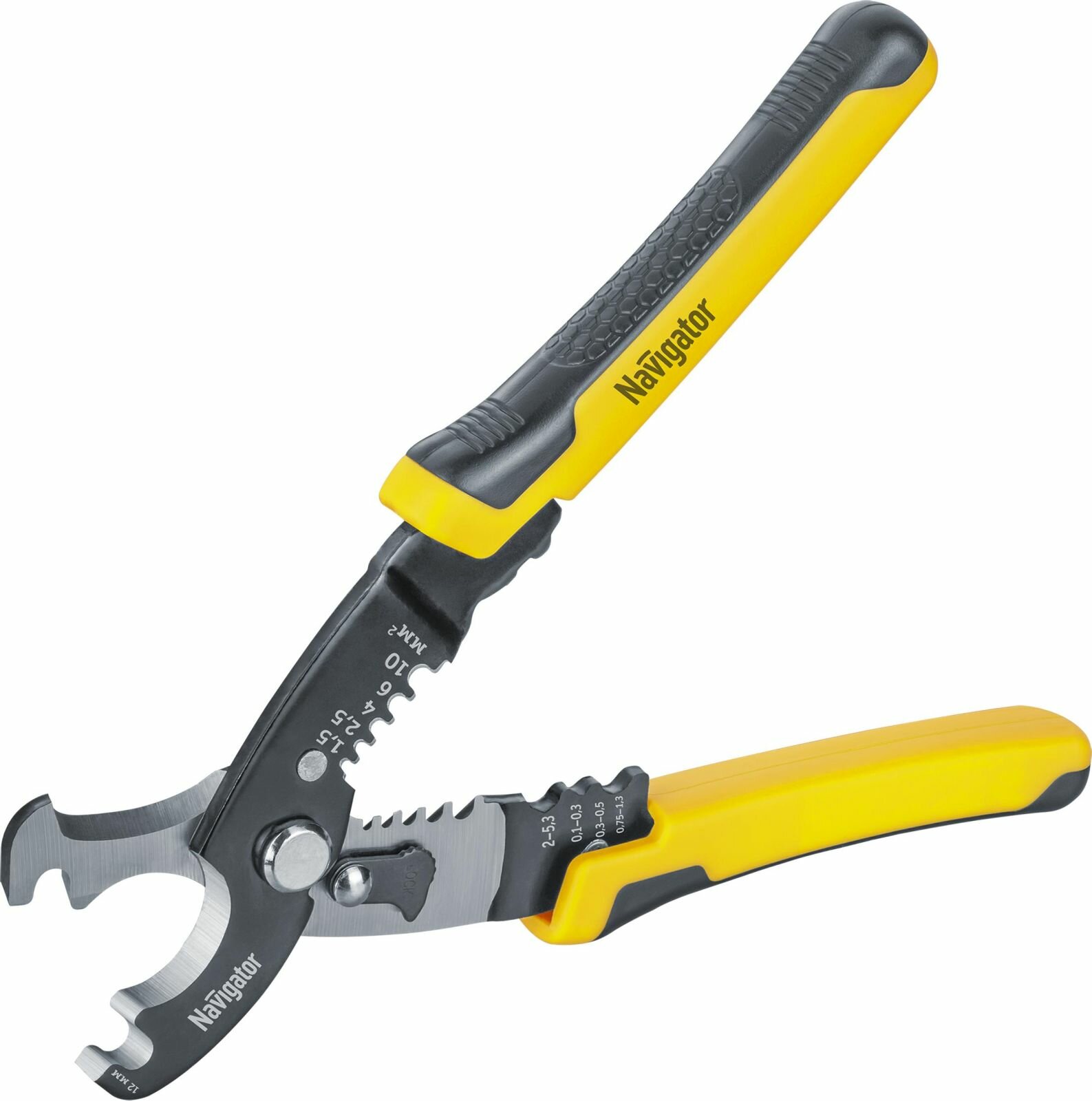 Ножницы Navigator Group кабельные, 3в1, 1.5-10 мм2, длина 205 мм
