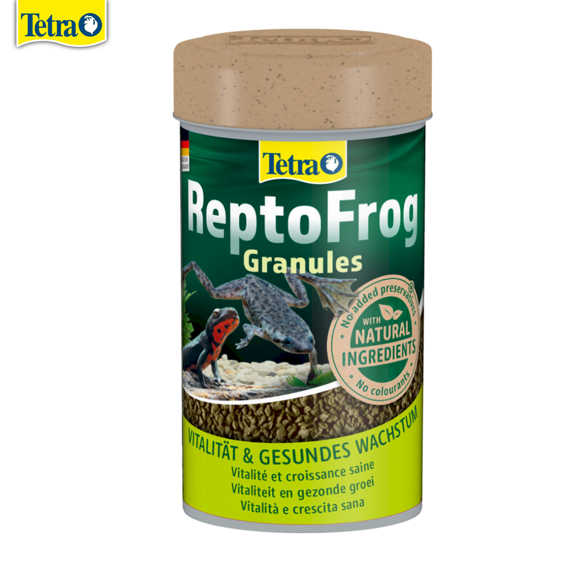 Корм для лягушек и тритонов Tetra ReptoFrog Granules (гранулы) 100 мл
