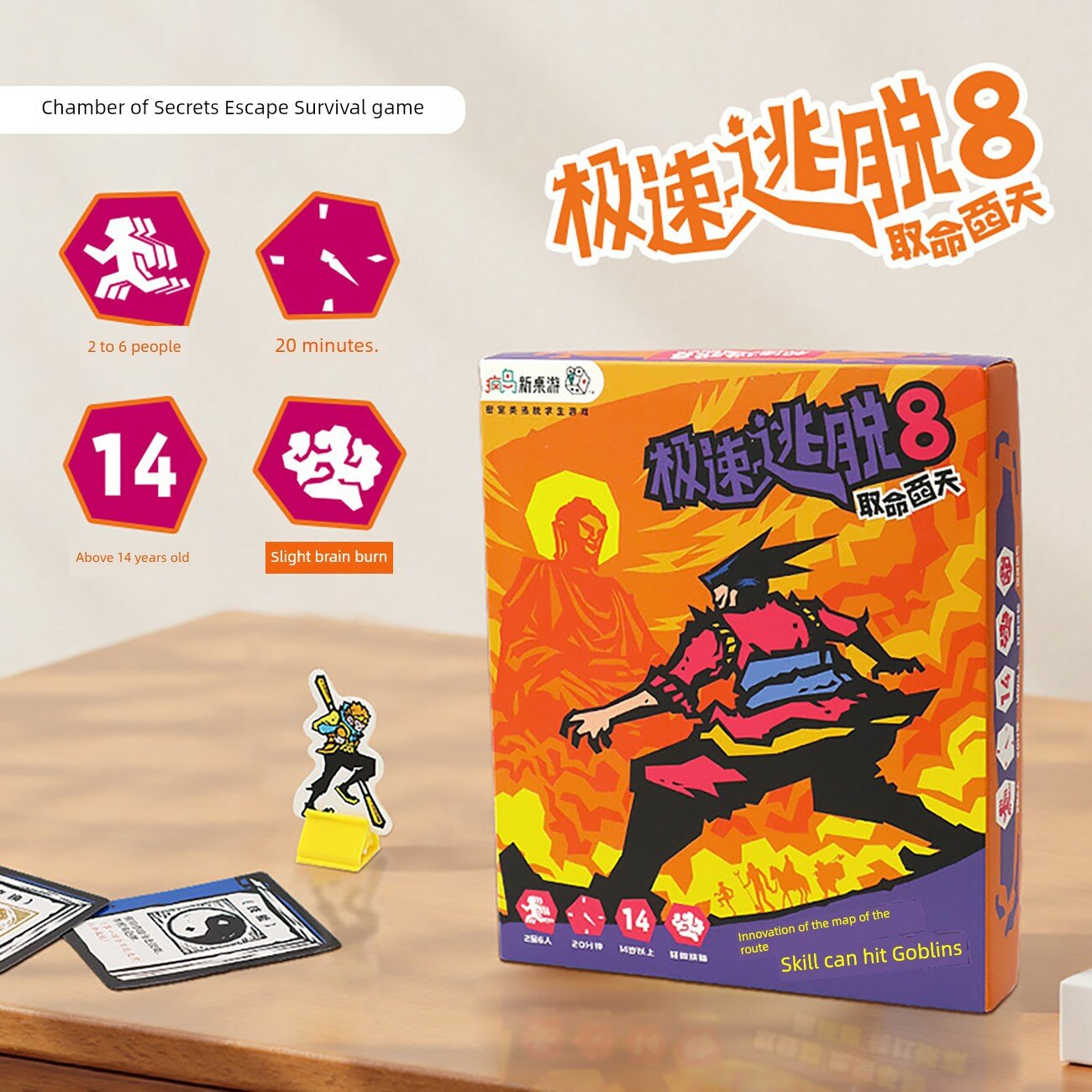 Подлинная скоростная побега, 1-дне побега из комнаты, срочная многопользовательская настольная игра, карта для отдыха,