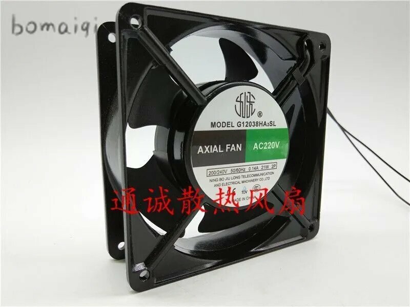 G12038HA2SL AC220V AXIAL FAN 0.14A 12 см, сварочный аппарат, вентилятор охлаждения
