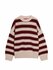 Свитер The Elder Statesman Striped sweater, размер 44, , разноцветный