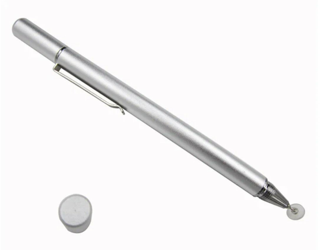 Стилус MyPads А109-005, активный, многофункциональный, серебристый